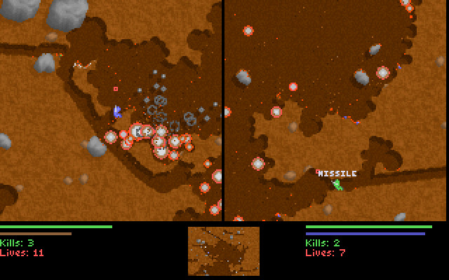 MobyGames screenshot image - Liero - ModDB