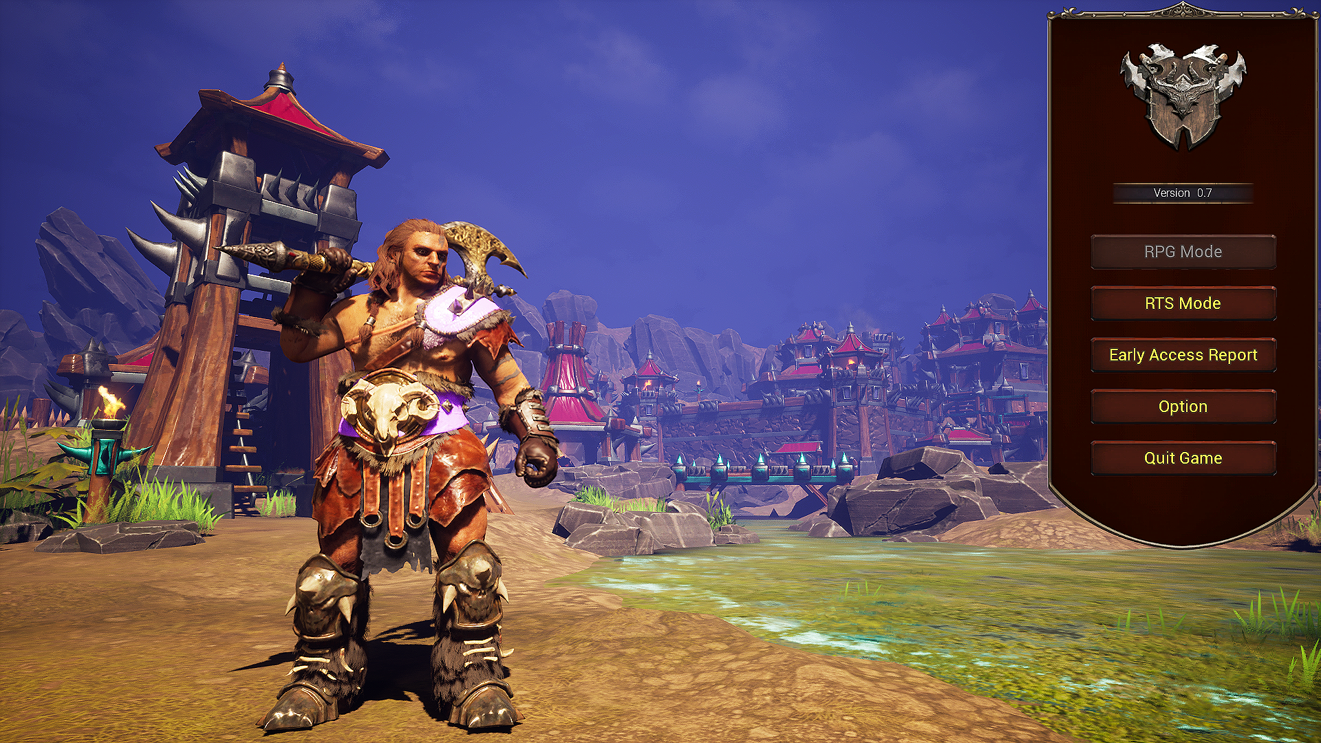 Main Menu Screen image - Power of the Horde - ModDB