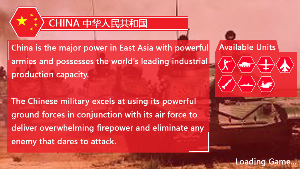 Faction Loading Screen - China image - War Chess: East West Conflict ...
