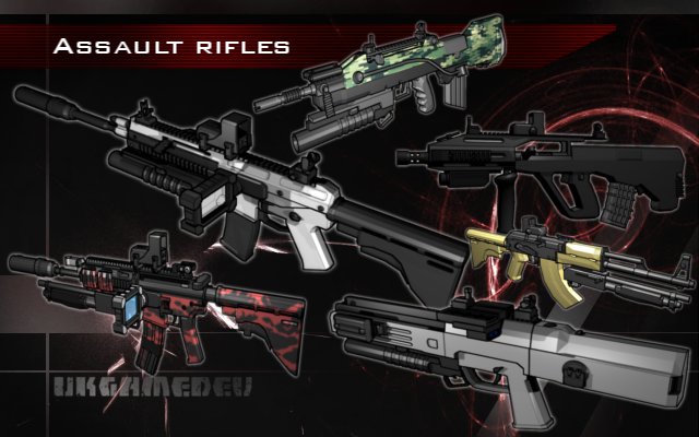 Assault Rifles image - 3D Artists Group - ModDB