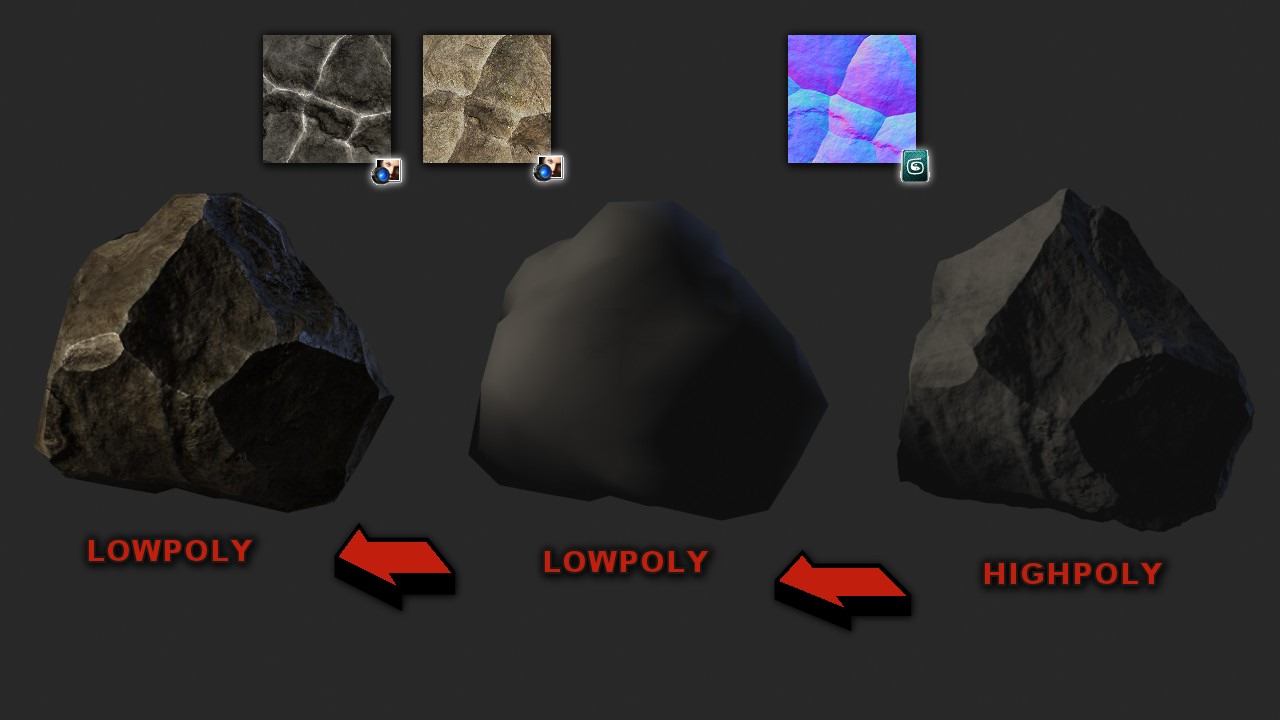 lowpoly rock image - 3D Artists Group - ModDB