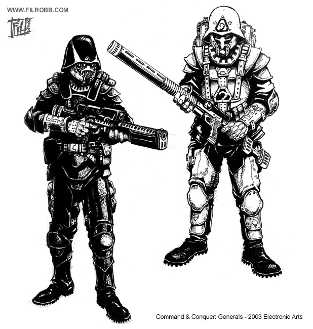 NOD soldier concepts image - C&C Paradise - ModDB