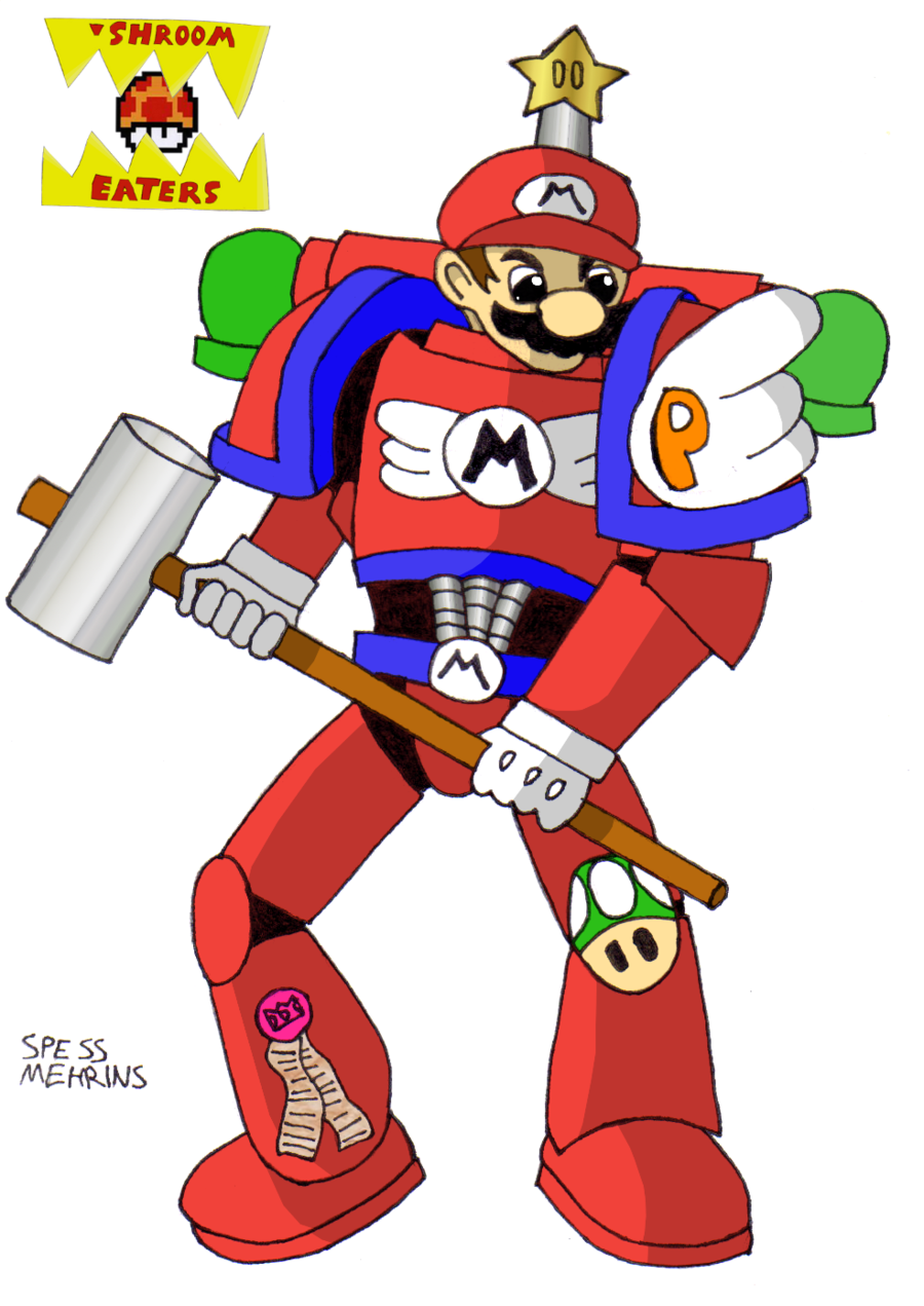 Brother captain Mario image - Warhammer 40K Fan Group - ModDB
