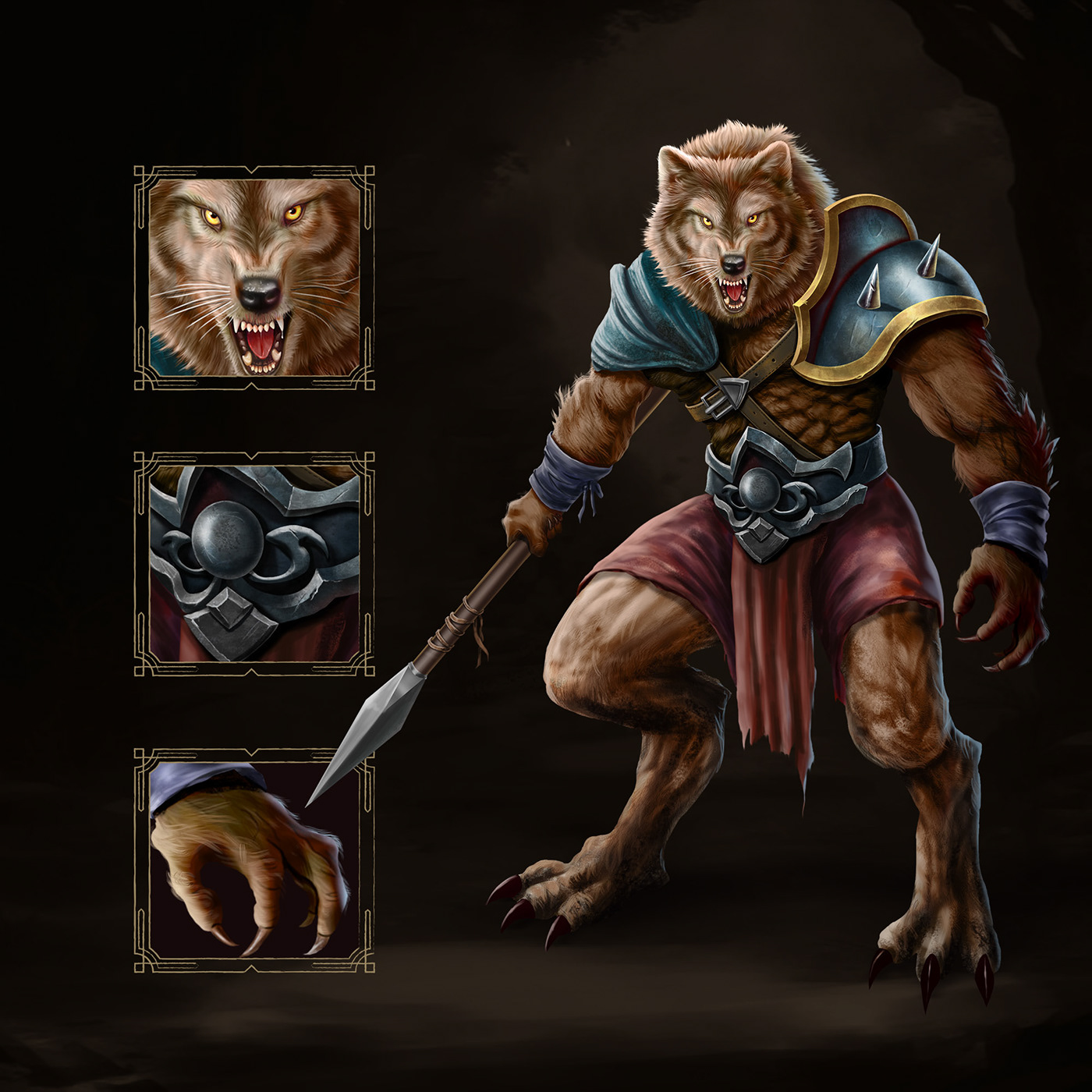 Ember Wolf Game Character Design image - EDIIIE - ModDB