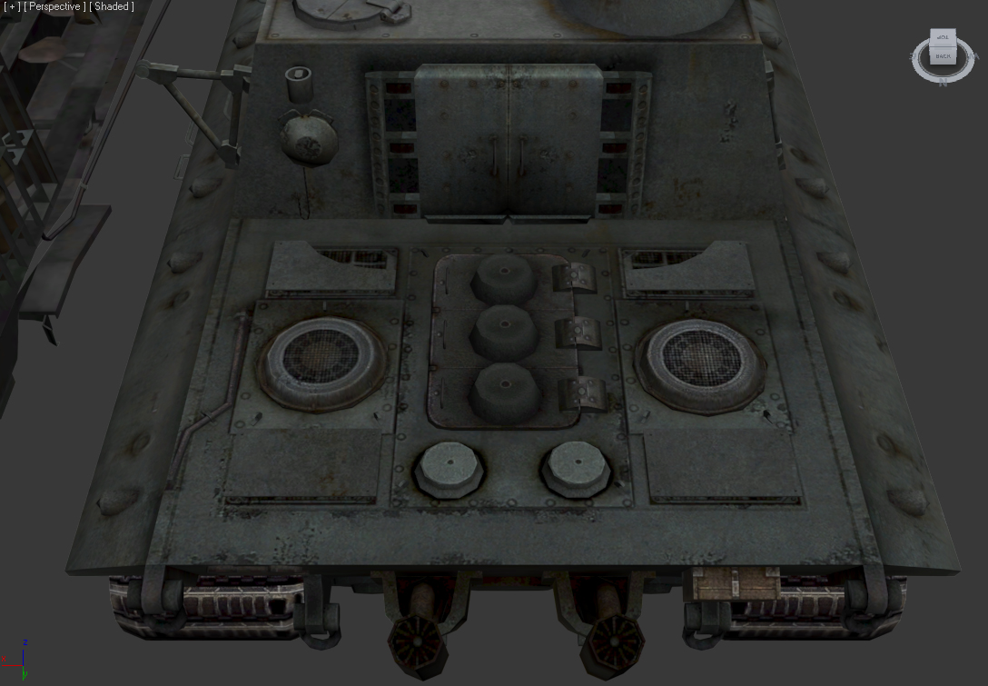 Jagdpanzer E-100 Krokodil engine deck image - JoshZemlinsky - ModDB