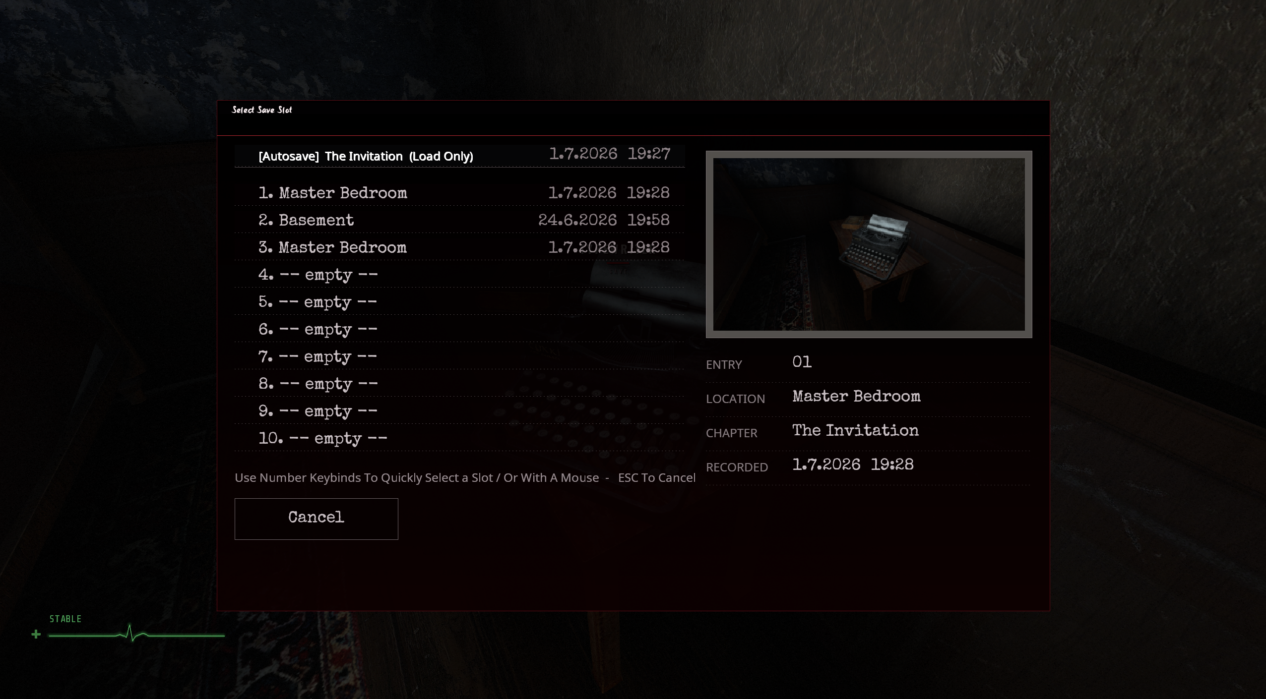 Sane in Silence Update 4 news - ModDB