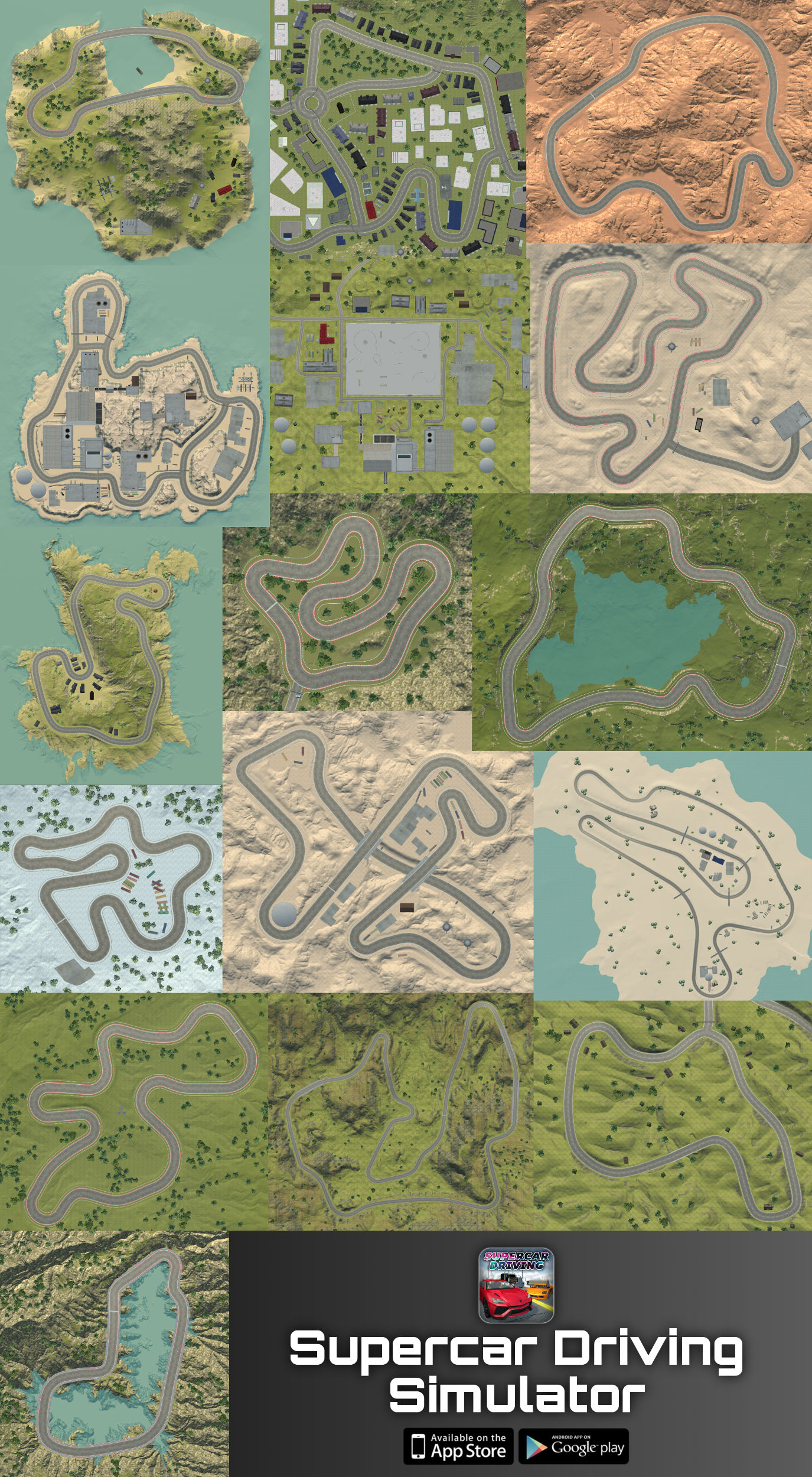 Supercar Driving Simulator - Race Track Minimaps news - ModDB
