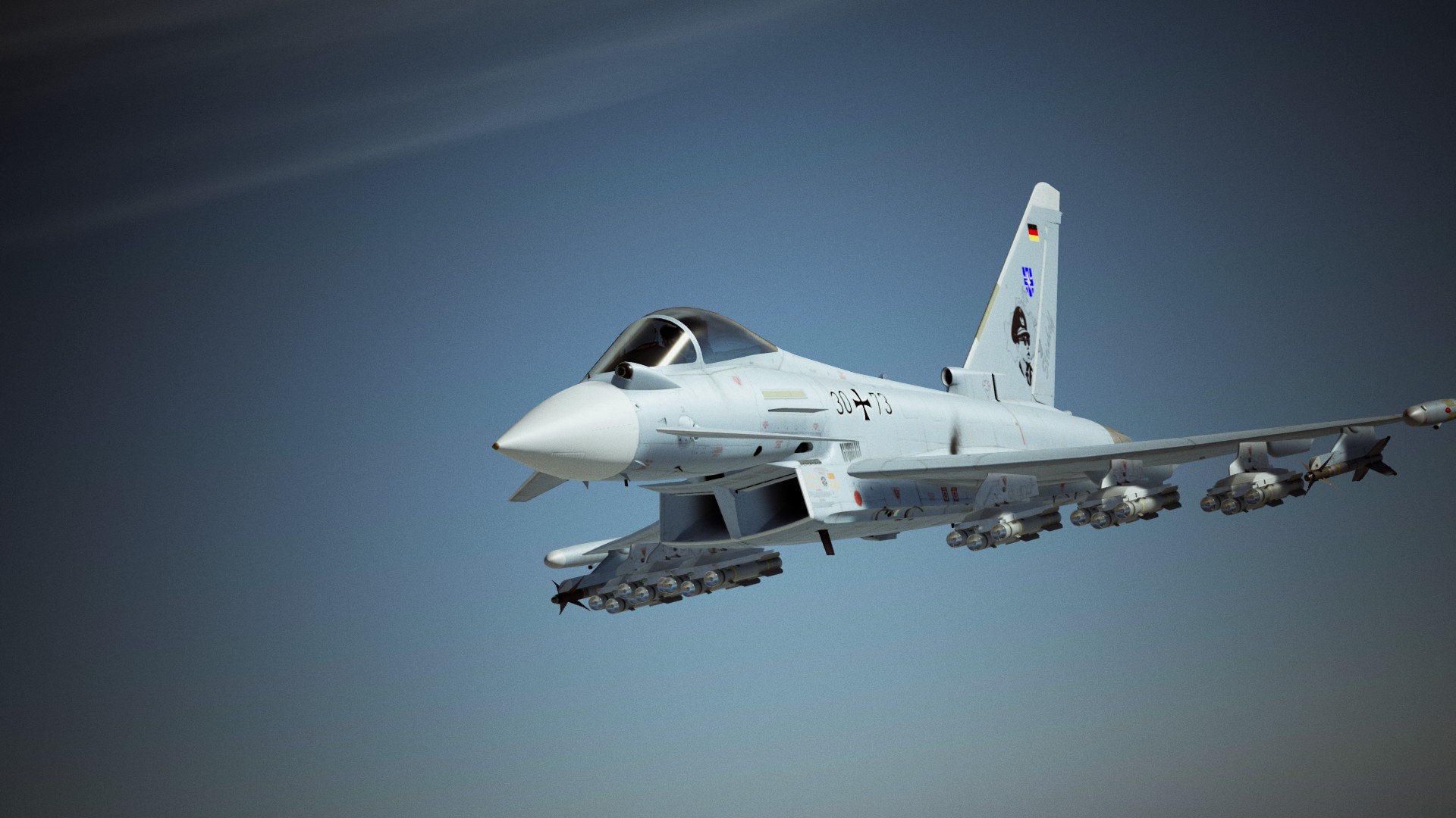 Eurofighter Luftwaffe "Geschwader Steinhoff" 50th anniversary addon ...