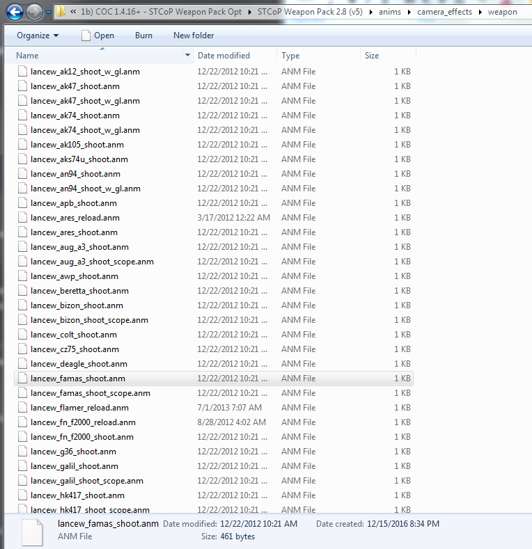 Stalker CoC - How to import weapon models from one weapon modpack to ...