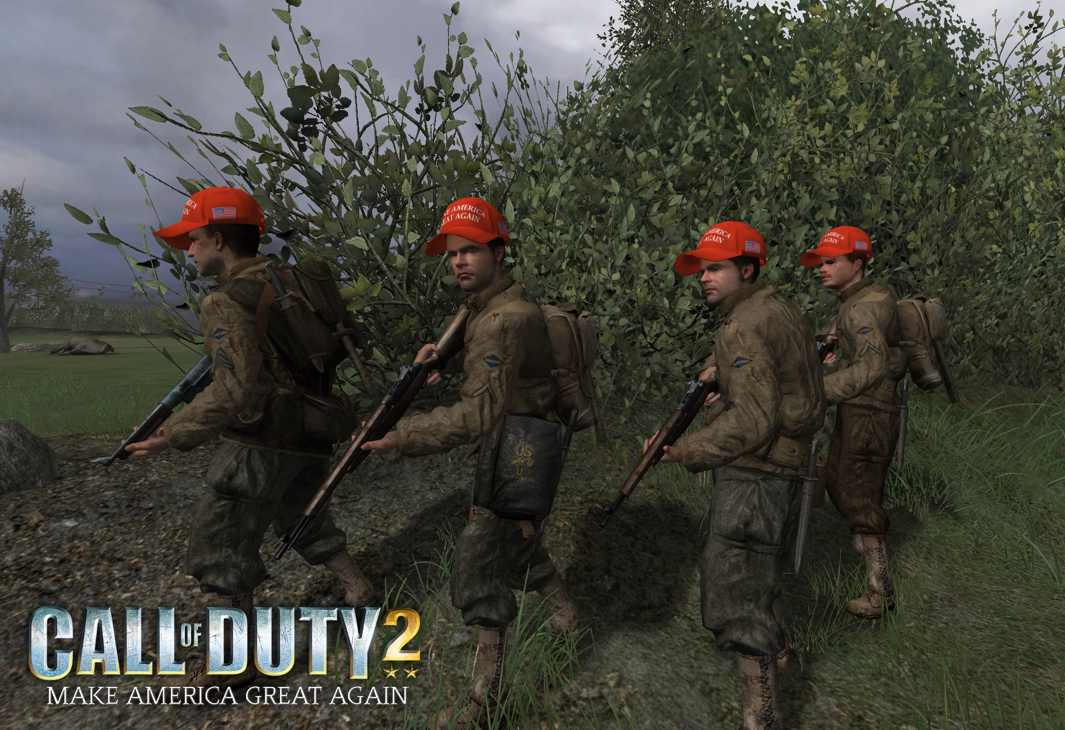 Call of Duty 2 Make America Great Again Hats mod - ModDB