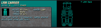 MC - Player's Guide - Heavy Tanks & Launchers tutorial - MechCommander ...