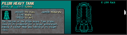 MC - Player's Guide - Heavy Tanks & Launchers tutorial - MechCommander ...