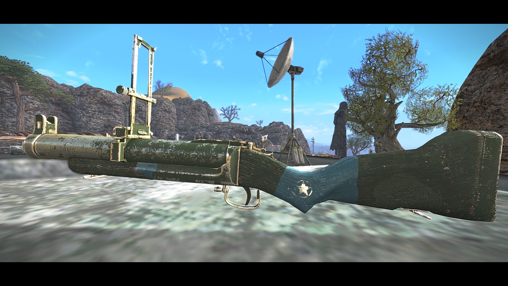 FNV Arsenal Weapons Overhaul - Great Bear Grenade Rifle image - Desert ...