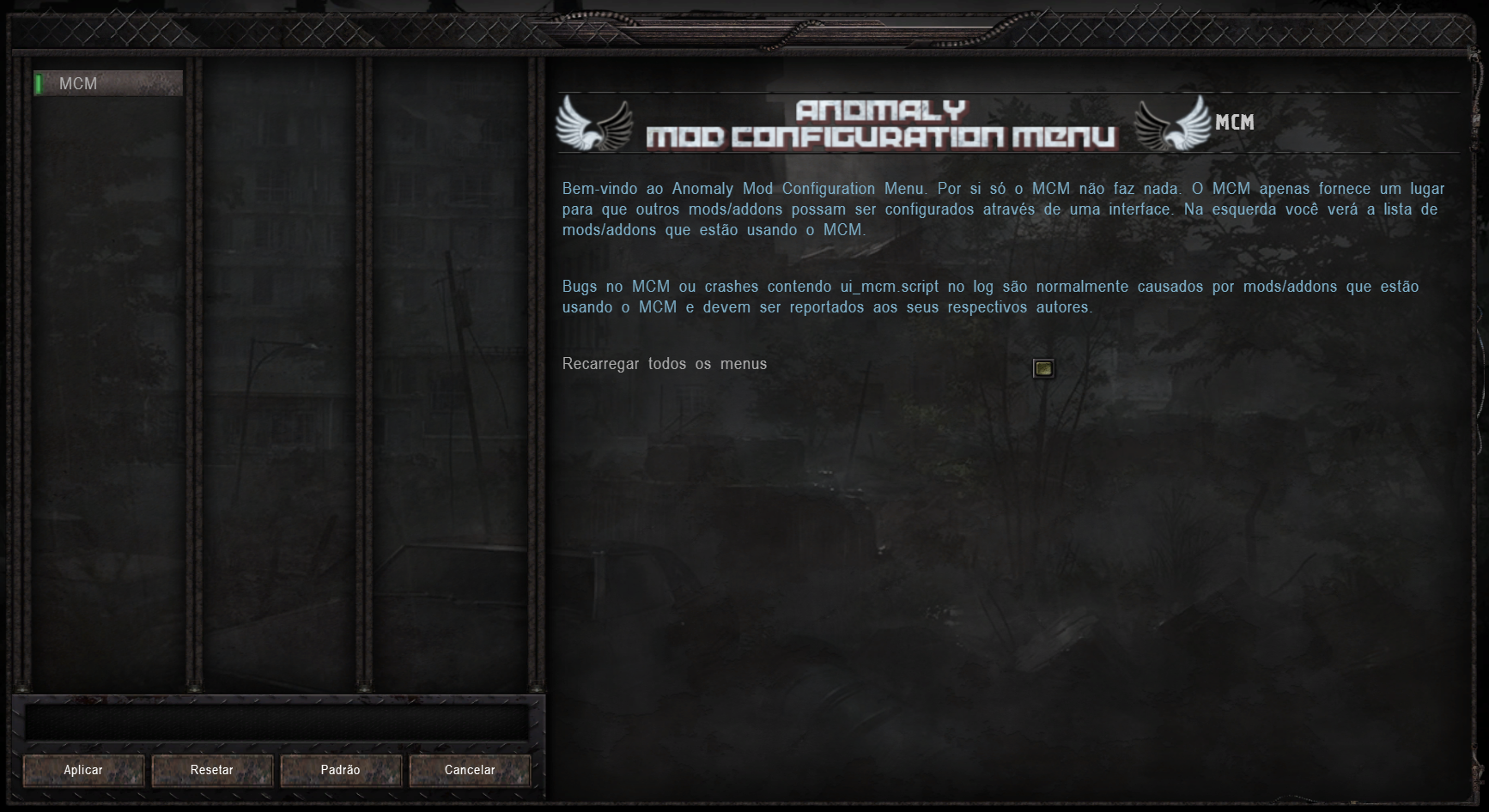 Tradução Mod Configuration Menu para PT-BR addon - S.T.A.L.K.E.R ... Tradução Mod Configuration Menu para PT-BR addon - S.T.A.L.K.E.R ...