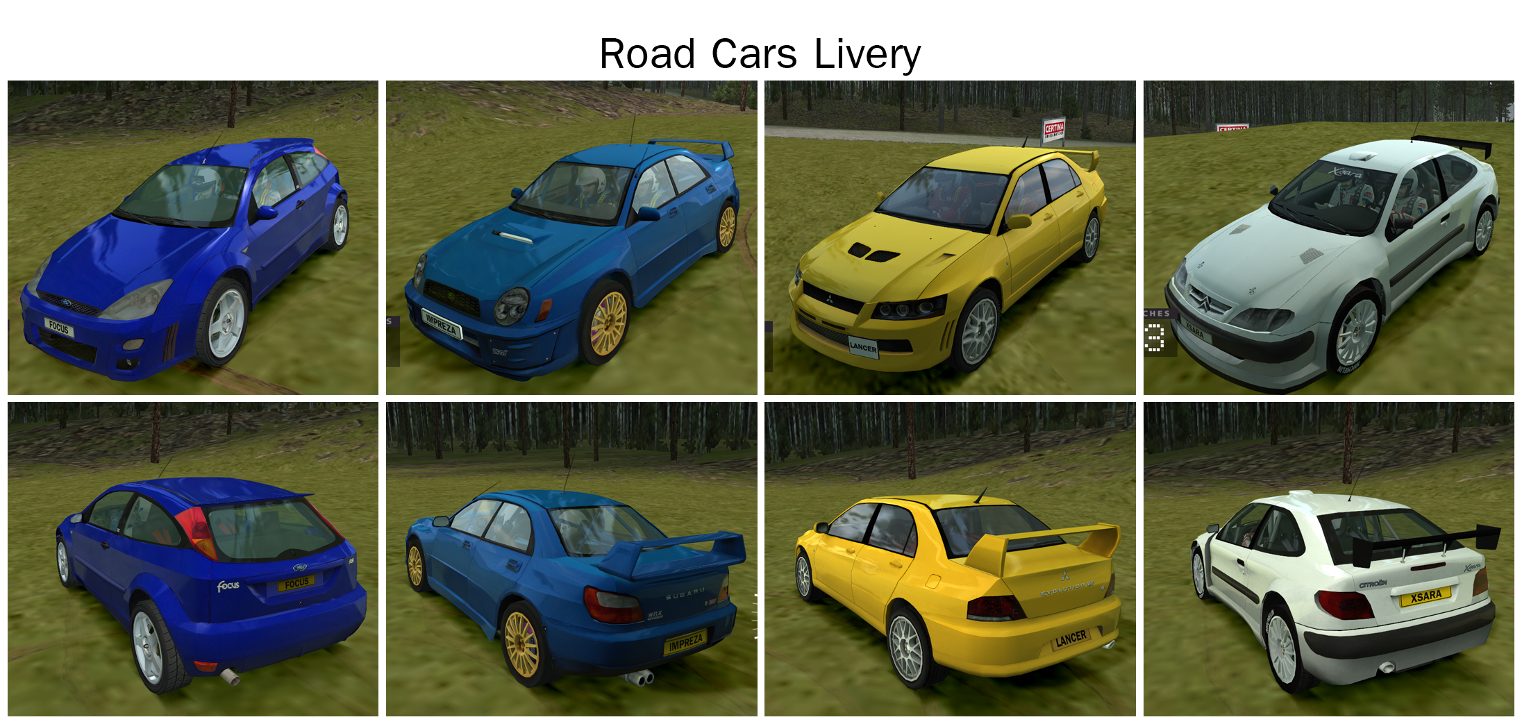 CMR3 Livery Cars Retexture Update 1 (Road Cars) addon - ModDB