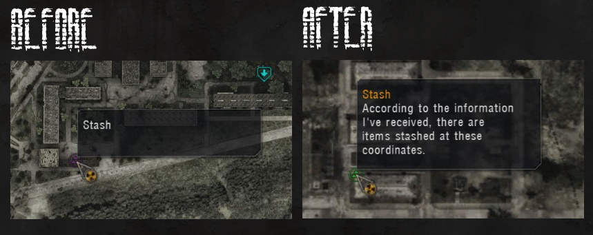 Fix stash hint on map addon - S.T.A.L.K.E.R. Anomaly mod for S.T.A.L.K ...