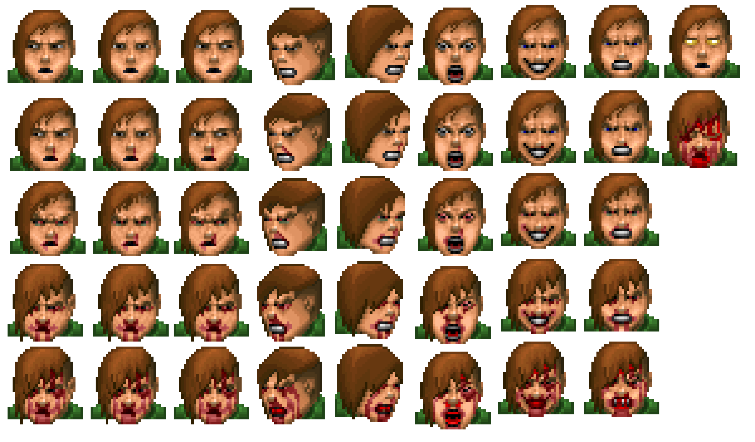 Doom - Unused Shoulders mugshots (Male and Female included) addon - ModDB