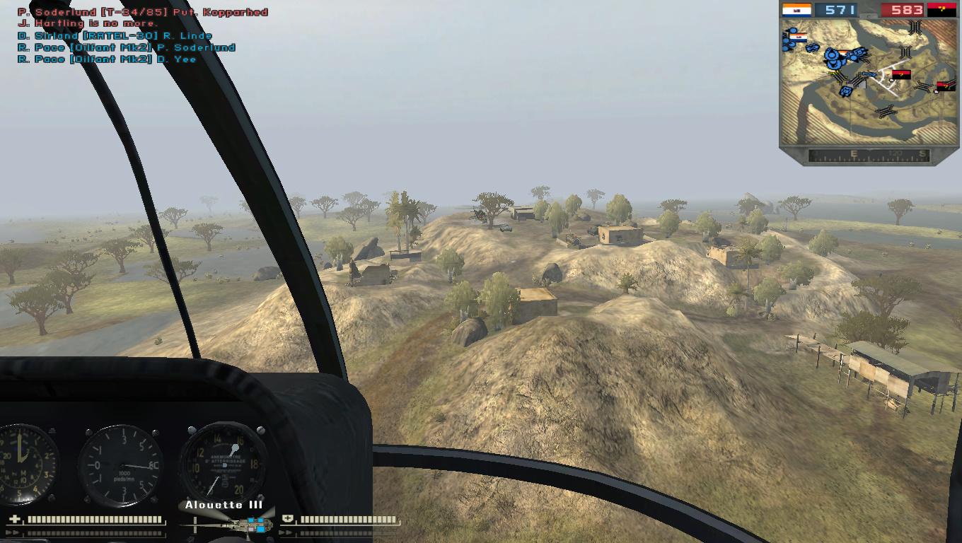SAAF alouette 3 heli skin for IDF addon - Battlefield 2 - ModDB
