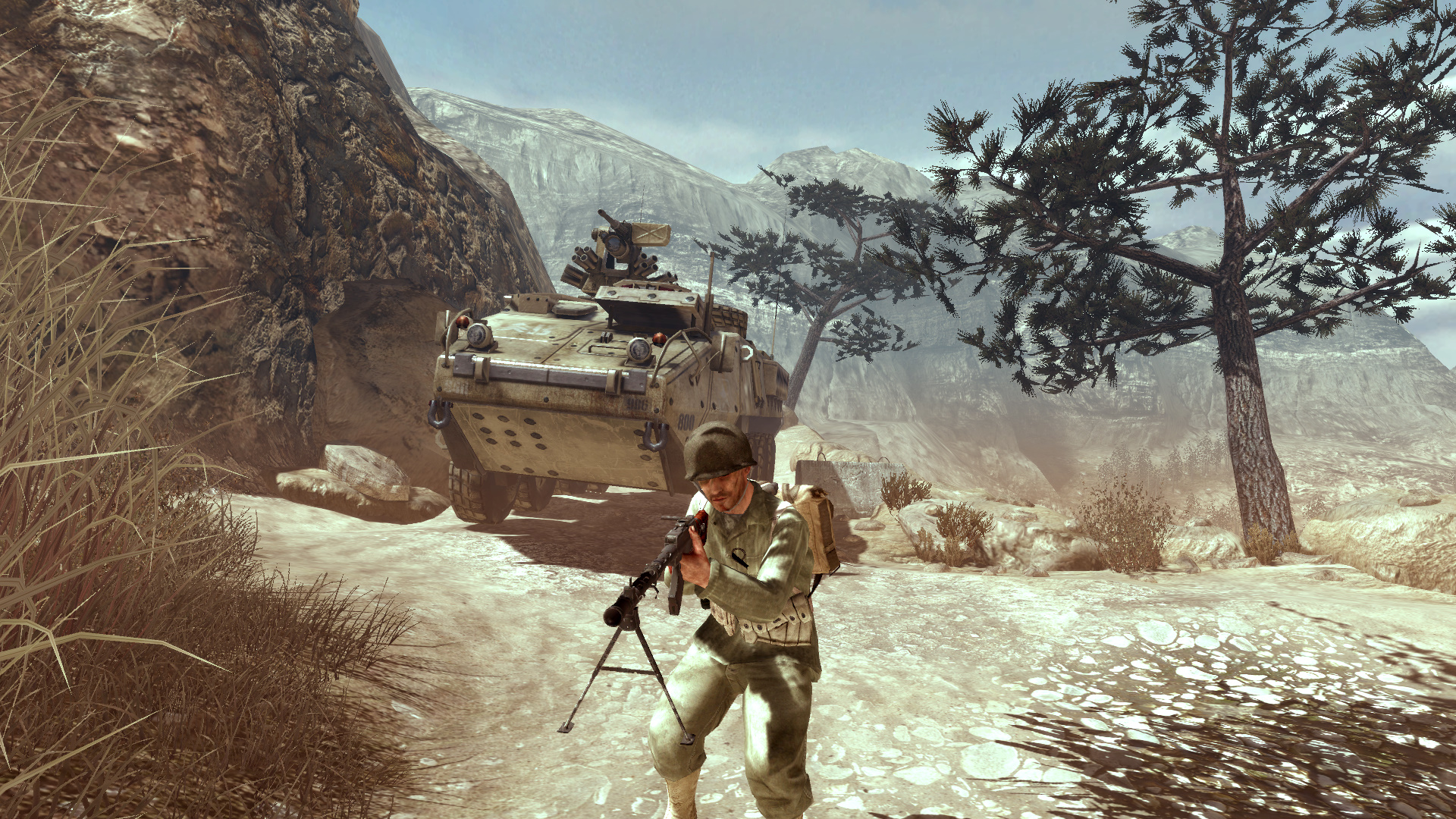 WW2 Mod for IW4x-US Marine Raider LMG image - Soldierunknown360 - ModDB