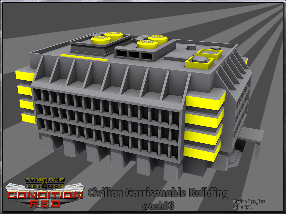 Civilian Garrisonable Building (wash03) image - CnC: Condition Red mod ...