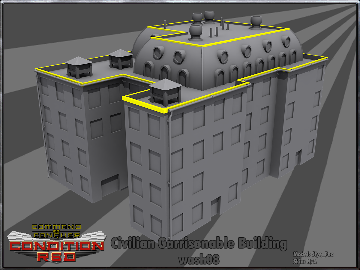 Civilian Garrisonable Building (wash08) image - CnC: Condition Red mod ...