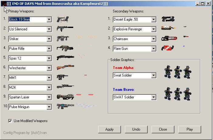 Weapon Config Programm image - The Soldiers KOD [Kill or Die] mod for ...