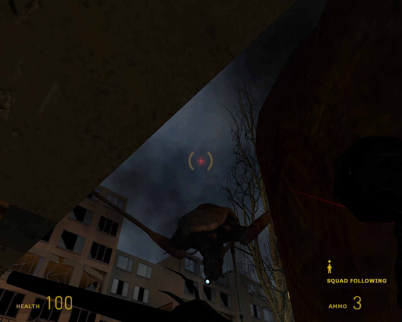 Strider peering in image - AntiCitizen One mod for Half-Life 2 - ModDB