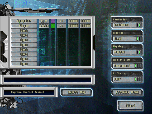 Skirmish Menu image - Talon Race mod for Total Annihilation - ModDB Skirmish Menu image - Talon Race mod for Total Annihilation - ModDB