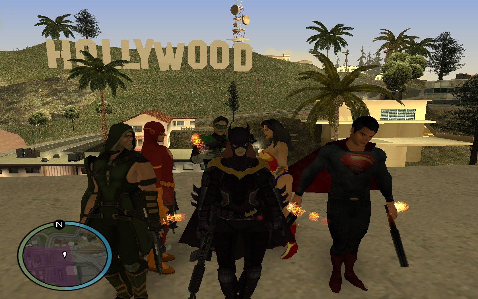 superheros in action image - California Megamod for Grand Theft Auto ...