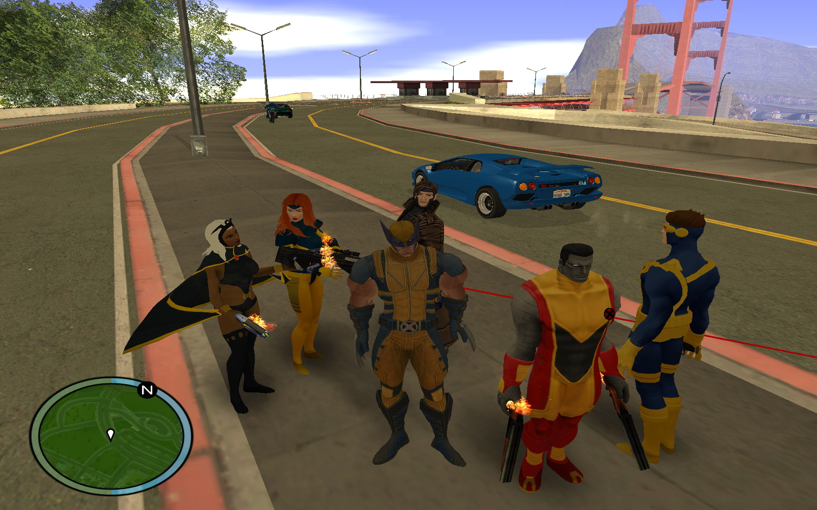 superheros in action image - California Megamod for Grand Theft Auto ...