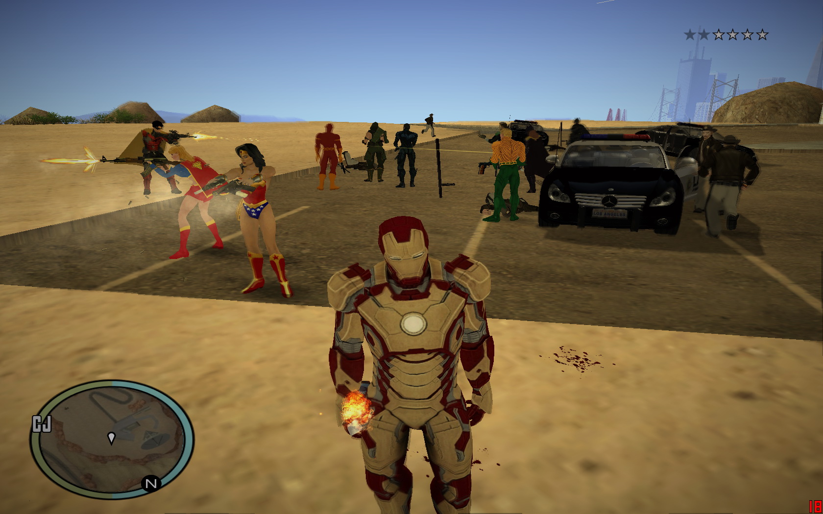 SUPERHEROS OH YEAH image - California Megamod for Grand Theft Auto: San ...