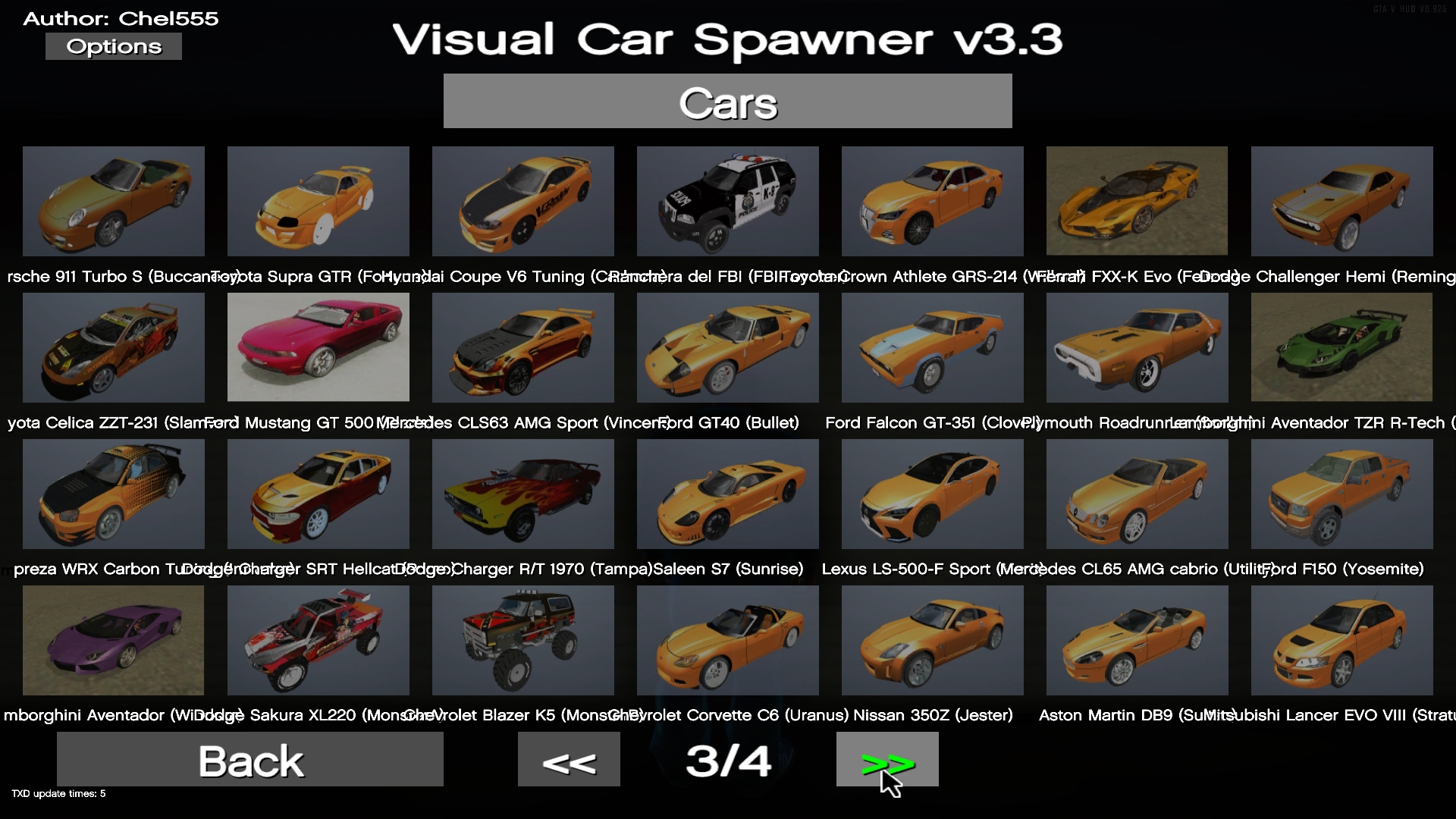 i organized all vehicles into categories in VCS 3.3 image - California ...