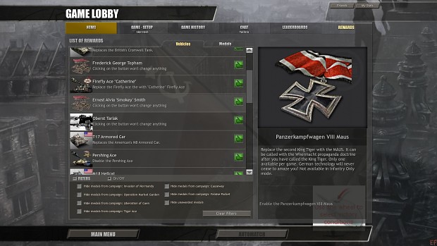 Clean Medal image - NHC Mod for Company of Heroes - ModDB
