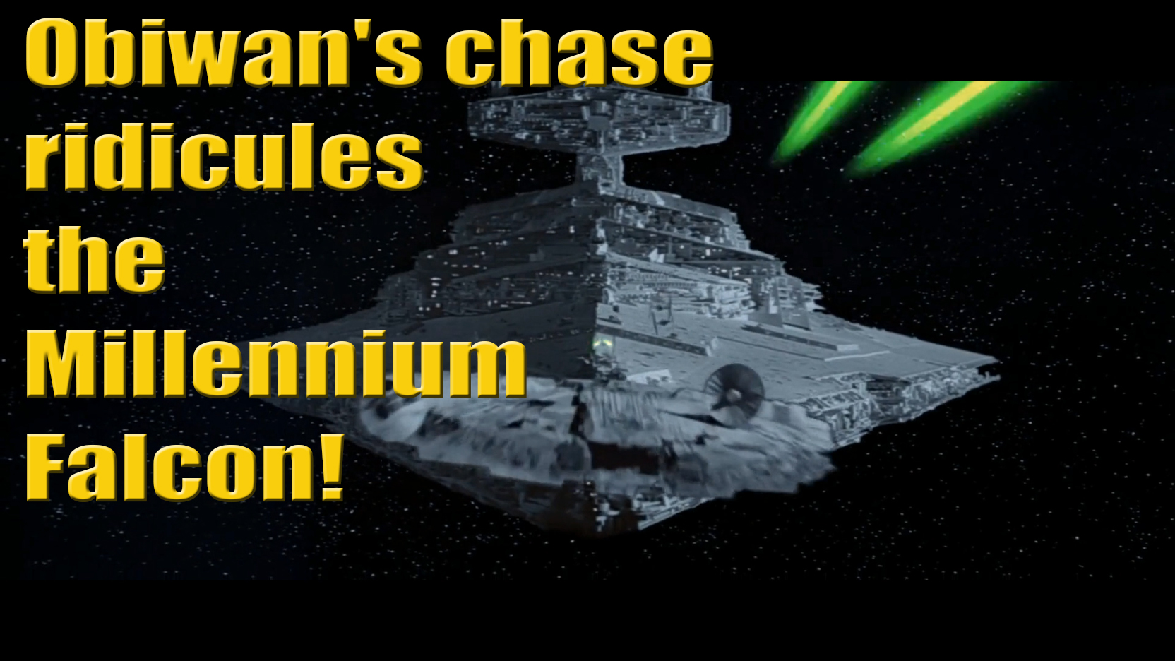 Obiwan's chase ridicules the Millennium Falcon! image - Star Wars ...
