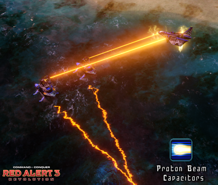 Hydrofoils with Proton Beam Capacitor Upgrade image - Red Alert 3 ...