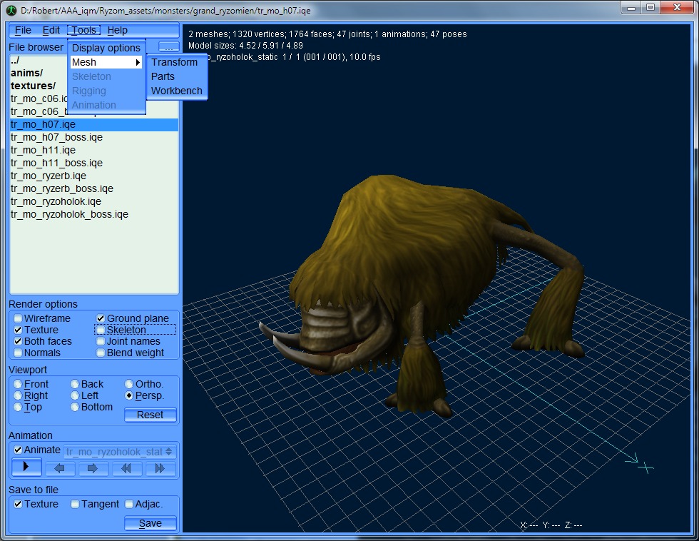 IqeBrowser, Ryzom Monster image - Ya3dag mod for Quake 2 - ModDB