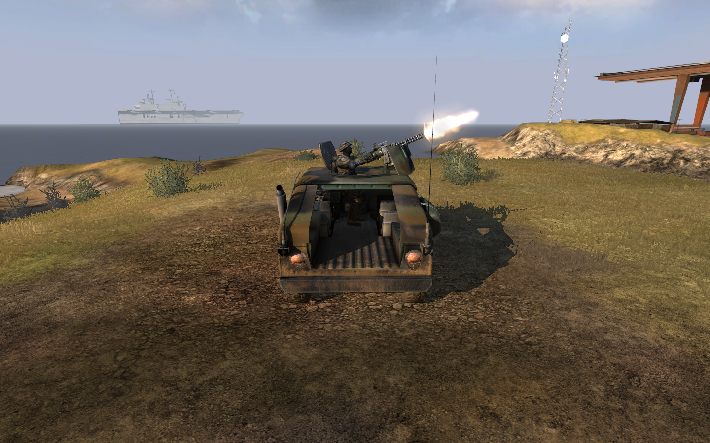 Humvee With Mounted Minigun image - CMR:2 mod for Battlefield 2 - ModDB