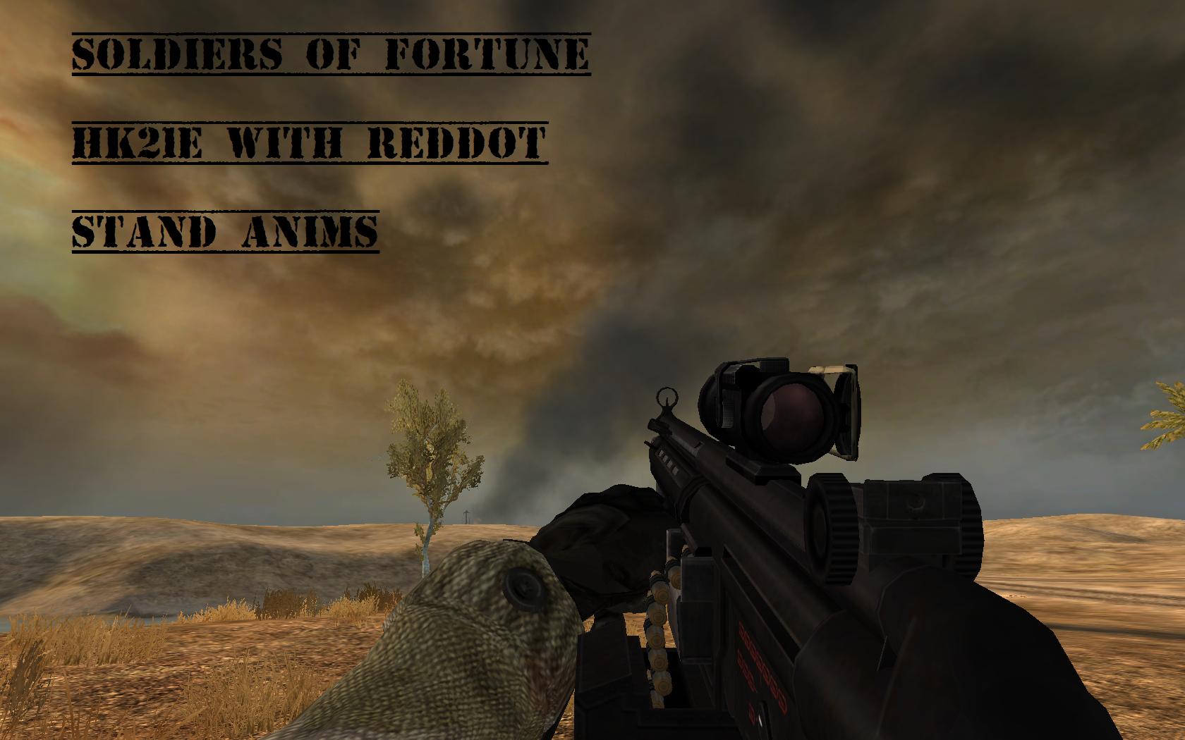 HK21E With Reddot image - Soldiers Of Fortune mod for Battlefield 2 - ModDB