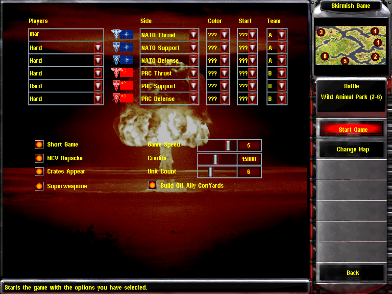Skirmish Menu image - Rose And Stars mod for C&C: Yuri's Revenge - Mod DB Skirmish Menu image - Rose And Stars mod for C&C: Yuri's Revenge - Mod DB