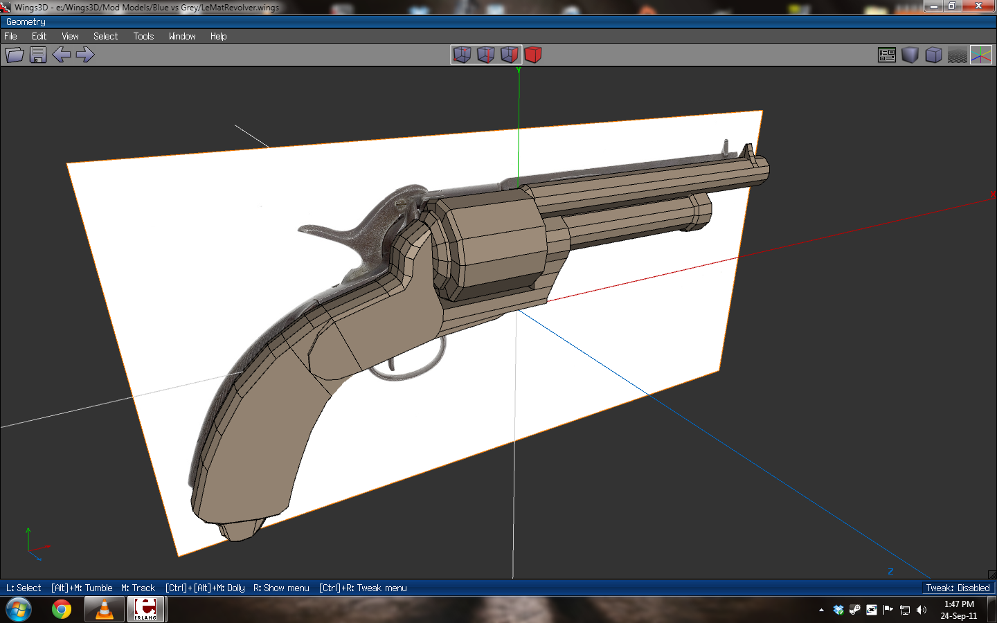 Le Matt Revolver (Created By Chompster) image - Blue vs. Grey mod for ...