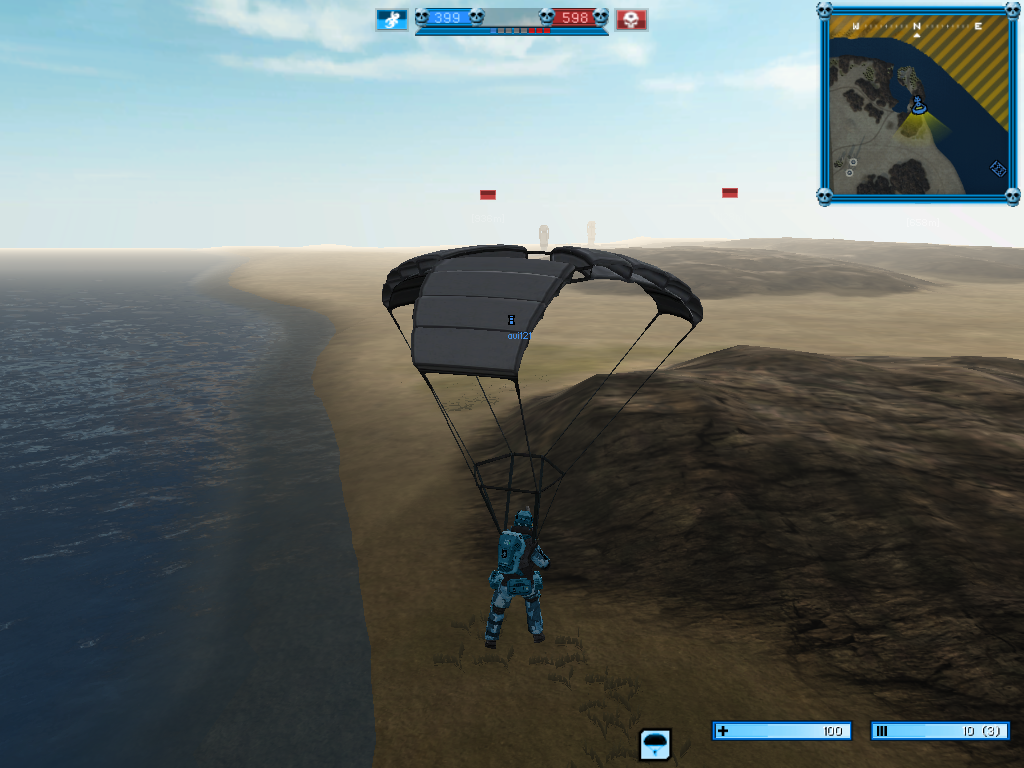 Flyer in special parachute image - Zombie Assault Mod for Battlefield ...