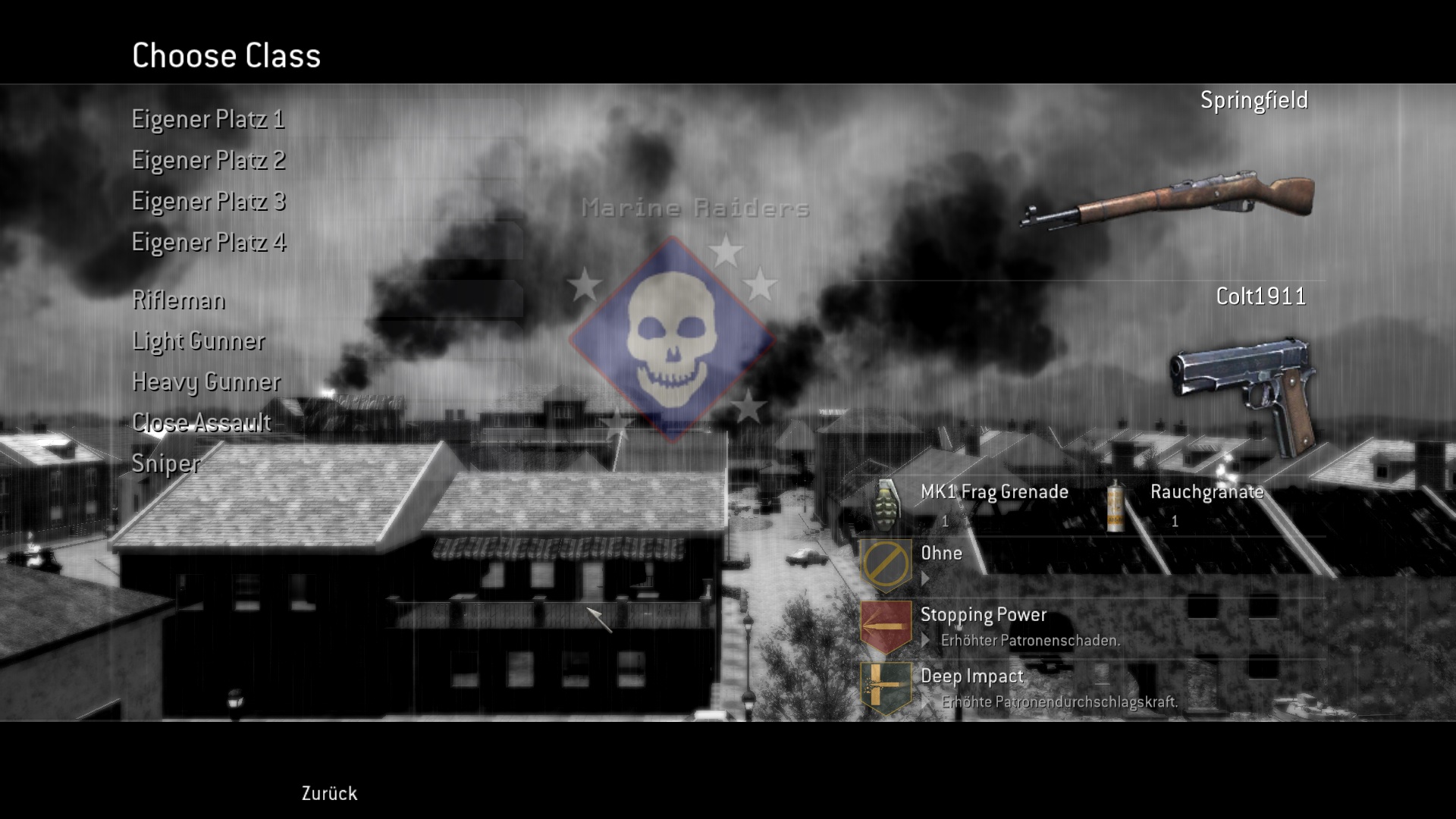 Class Menu image - World at War mod for Call of Duty 4: Modern Warfare ...