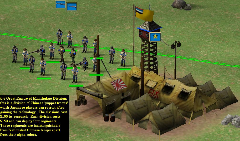 Japanese Manchukuo Division image - Axis & Allies: Uncommon Valor mod ...