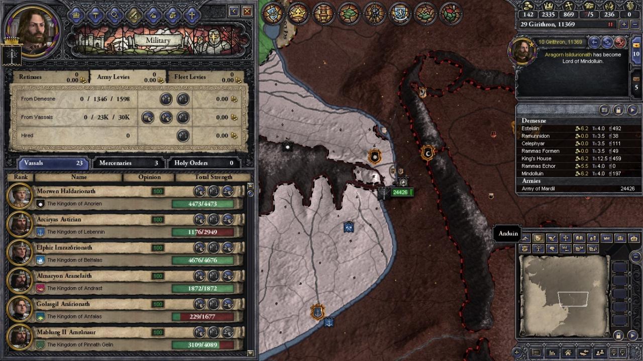 Aragorn AAR Highlights image - CK2: Middle Earth Project (CK2:MEP) mod ...