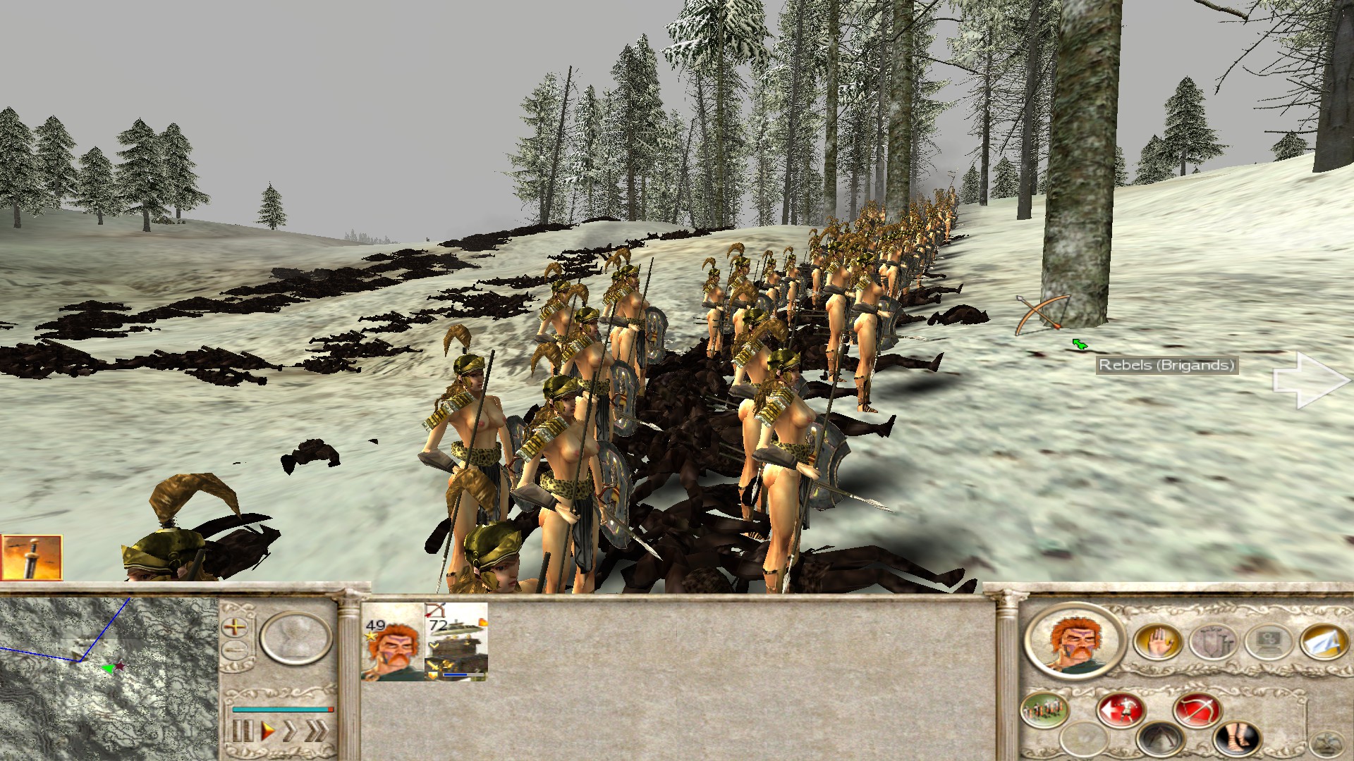18+ Viewers Only - Amazons Total War, Amazon Heavy Peltast Animation ...