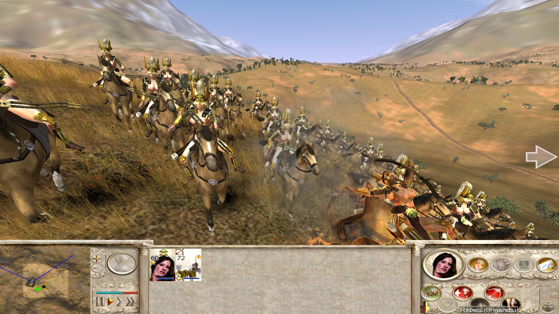 18+ Viewers Only - Amazons Total War, Amazon Scout Cavalry Rebel image ...