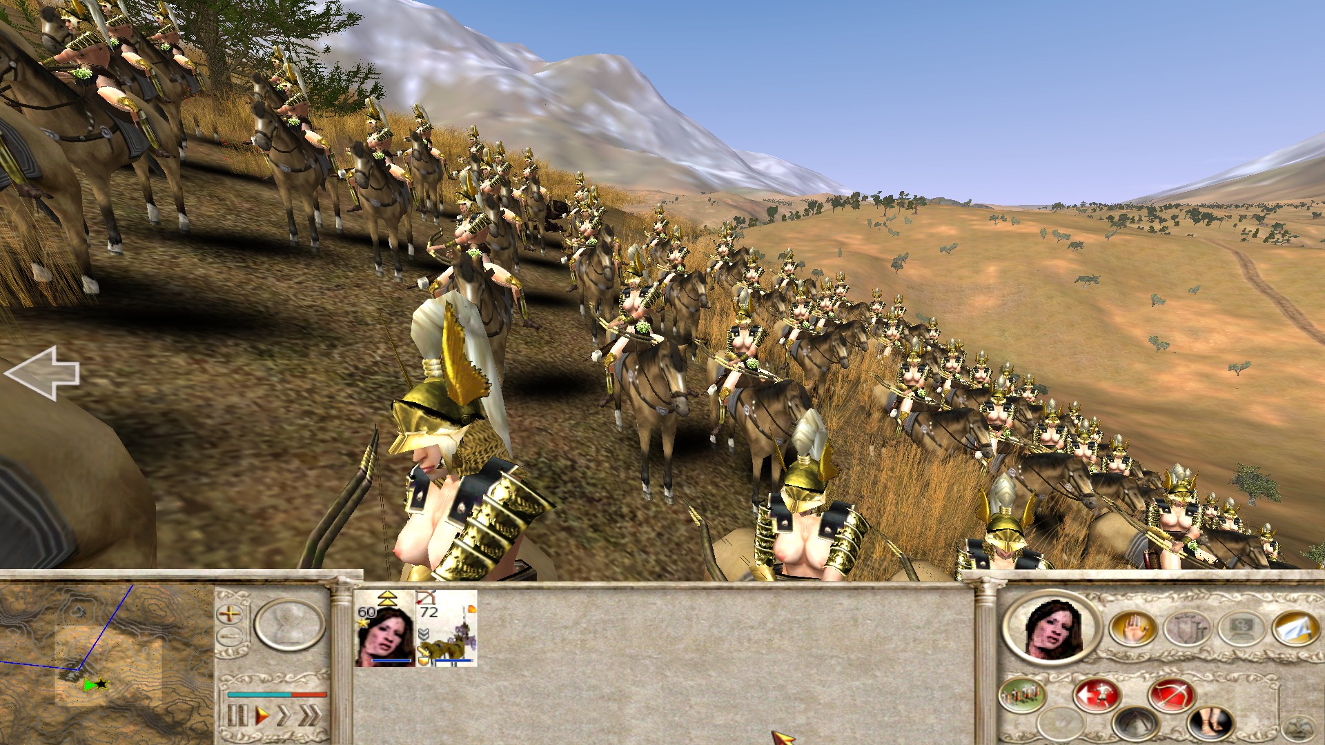 18+ Viewers Only - Amazons Total War, Amazon Scout Cavalry Rebel image ...
