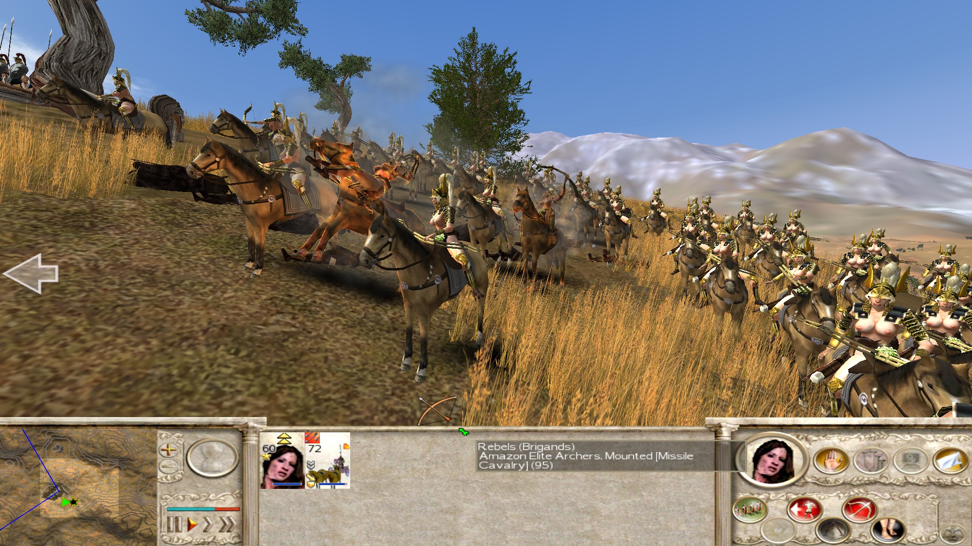 18+ Viewers Only - Amazons Total War, Amazon Scout Cavalry Rebel image ...