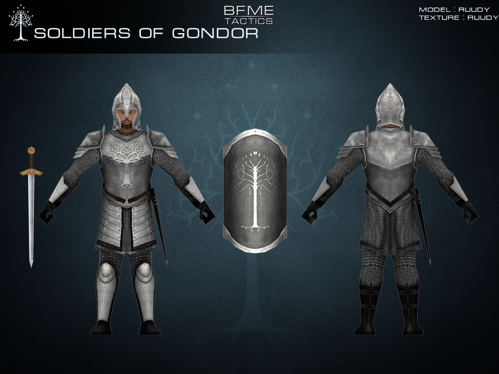 Gondor army image - BFME: Tactics mod for Battle for Middle-earth II ...