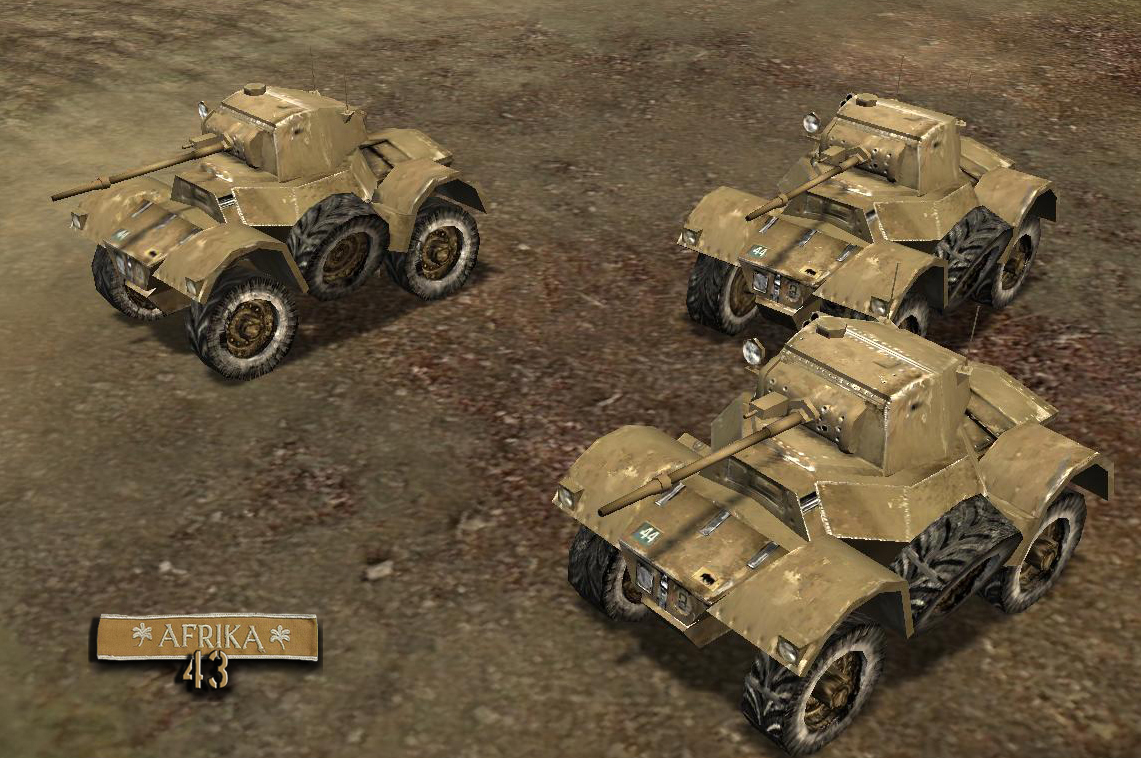 CW Daimler MK II Armoured car image - D-Day June 1944 & Afrika 43 for ...